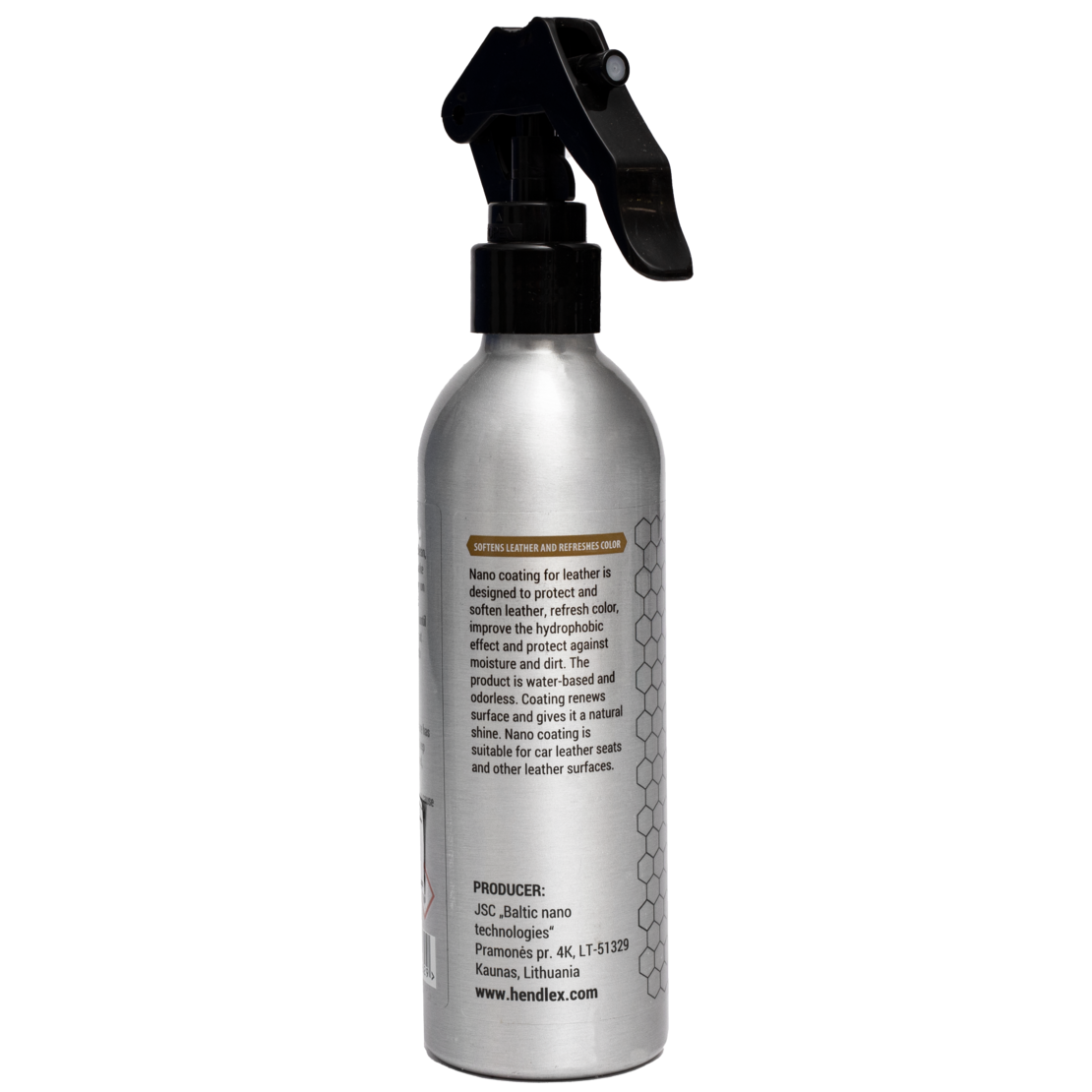 HENDLEX Покрытие для кожи в автомобиле Leather Coating (shine effect) 200мл