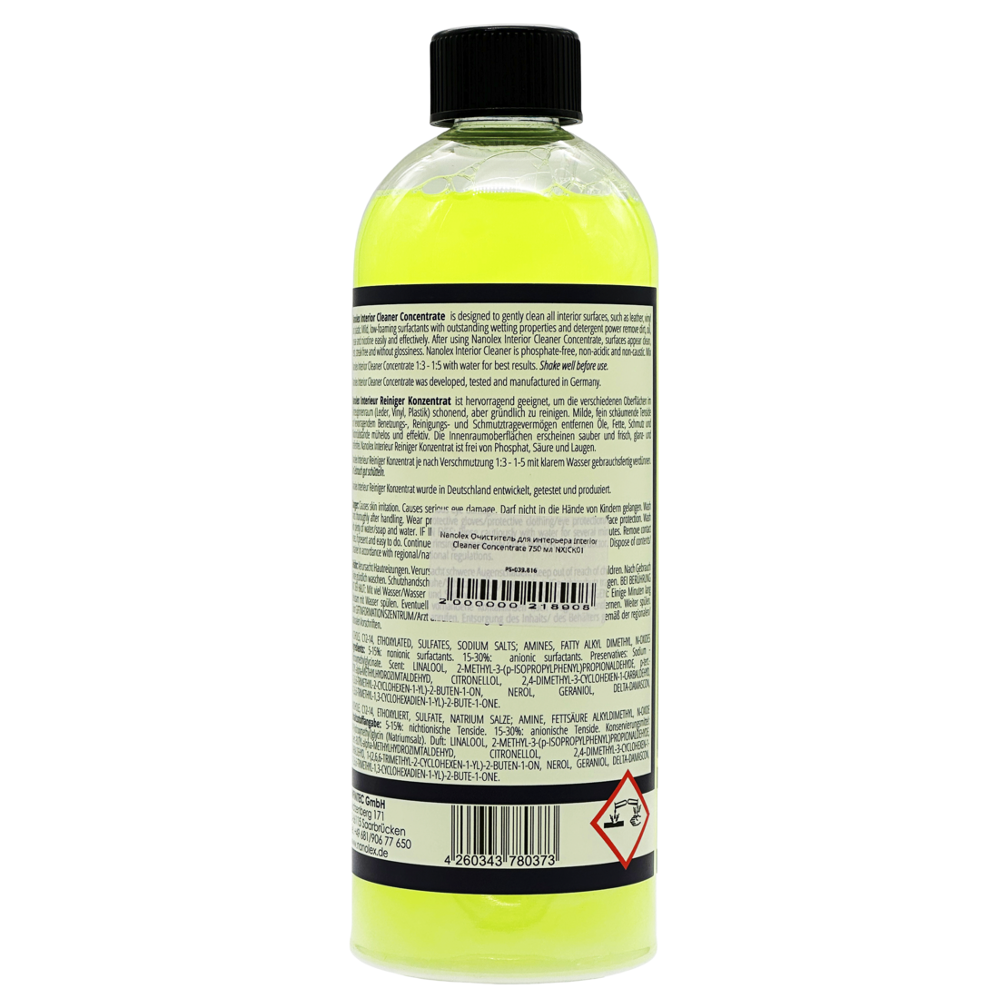 (УЦЕНКА) NANOLEX Очиститель для интерьера Interior Cleaner Concentrate ...