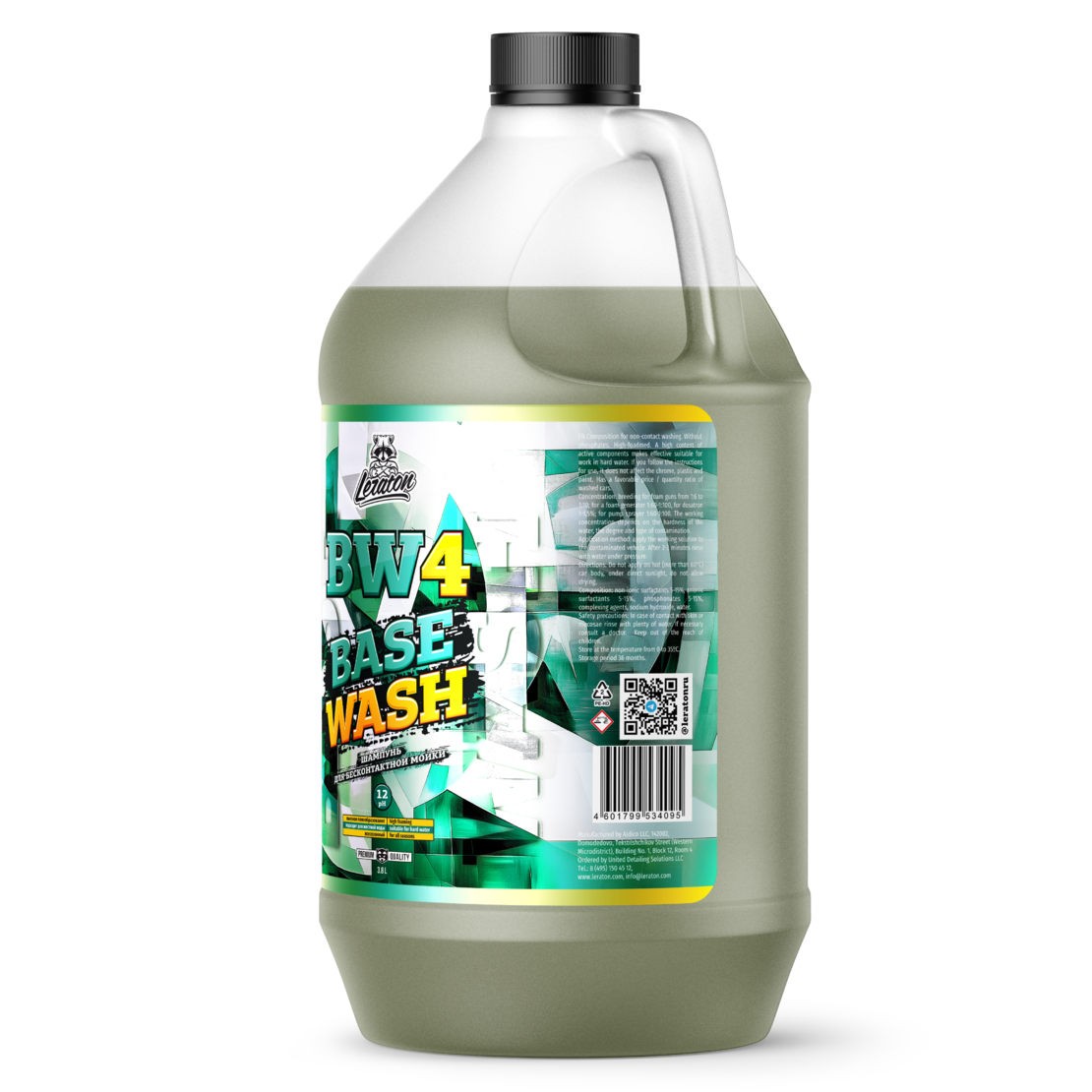 Шампунь для бесконтактной мойки LERATON BW4 BASE WASH 3,8 л купить