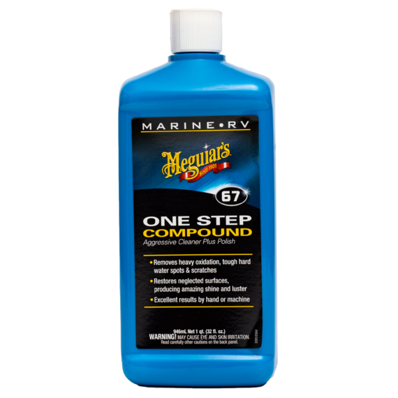 Meguiar's Полироль-очиститель для морских судов One-Step Compound 945мл ...