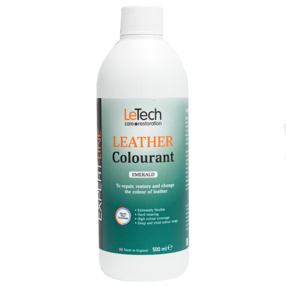 LeTech Краска для кожи (Leather Colourant) Emerald Expert Line 500мл купить