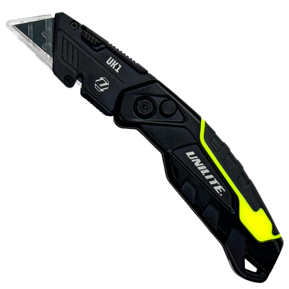 UNILITE UK1 - Складной нож с трапециевидным лезвием +3 доп. лезвия SK5 ...