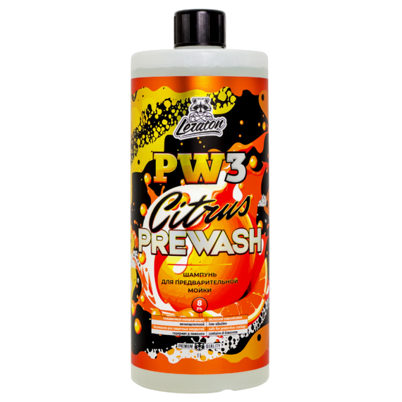 Цитрусовый шампунь для предварительной мойки LERATON PW3 1л купить